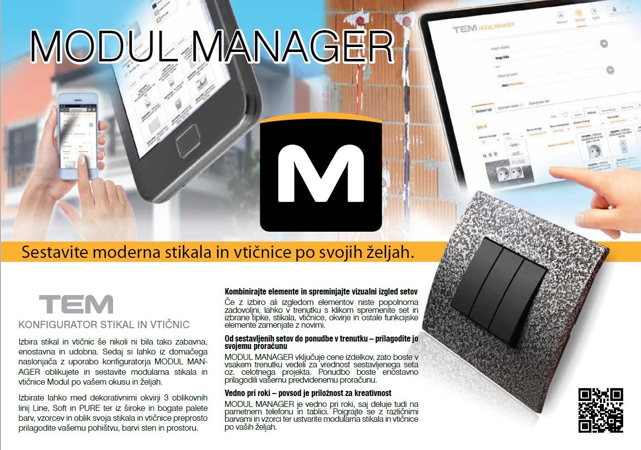 Nova zloženka MODUL MANAGER - TEM Čatež d. o. o.